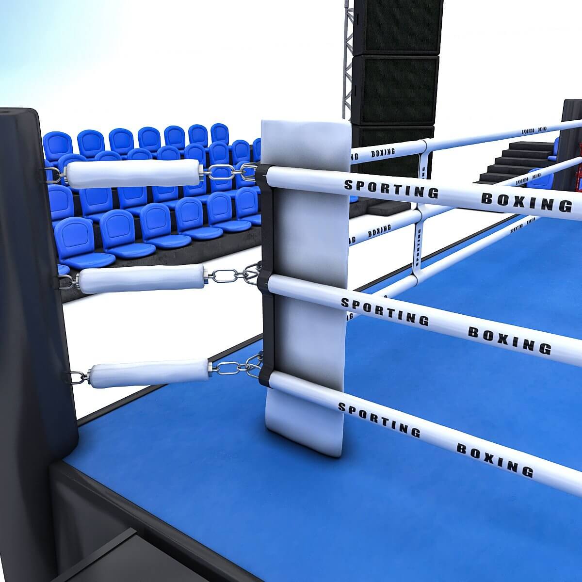 Boxing Arena - 3D Model by nvere