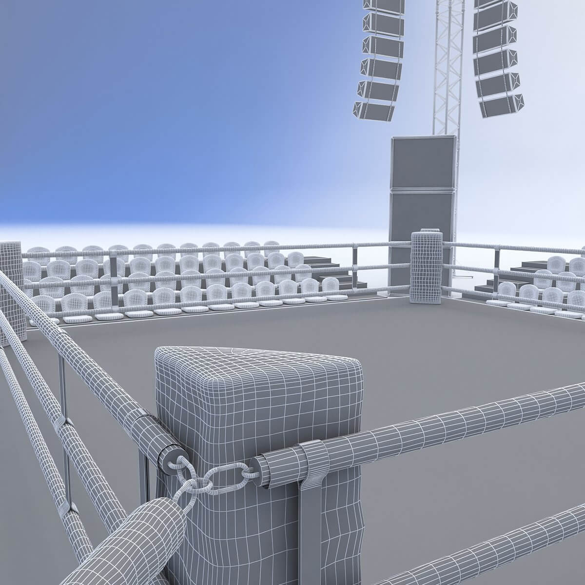 Boxing Arena - 3D Model by nvere