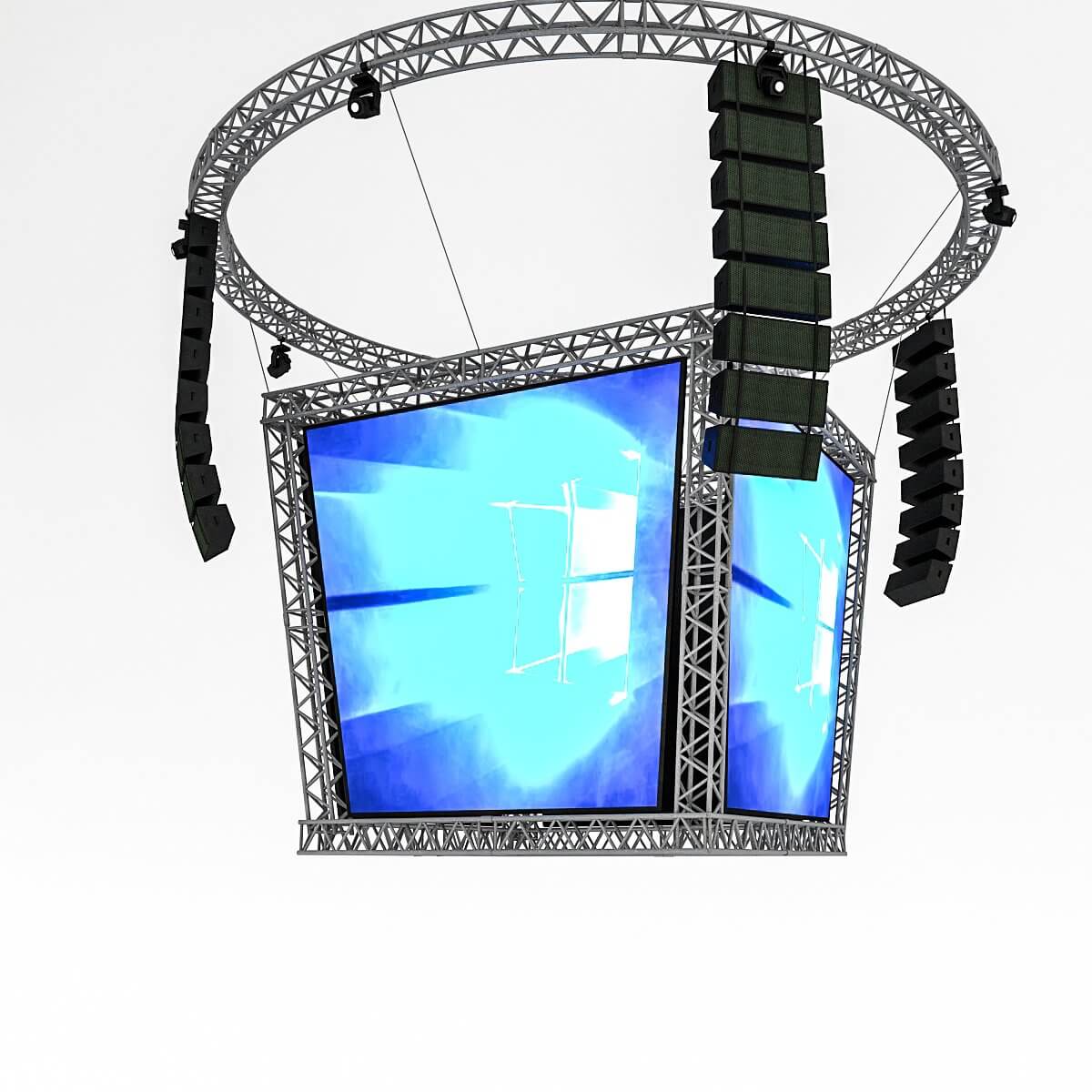 Boxing Scoreboard - 3D Model by nvere