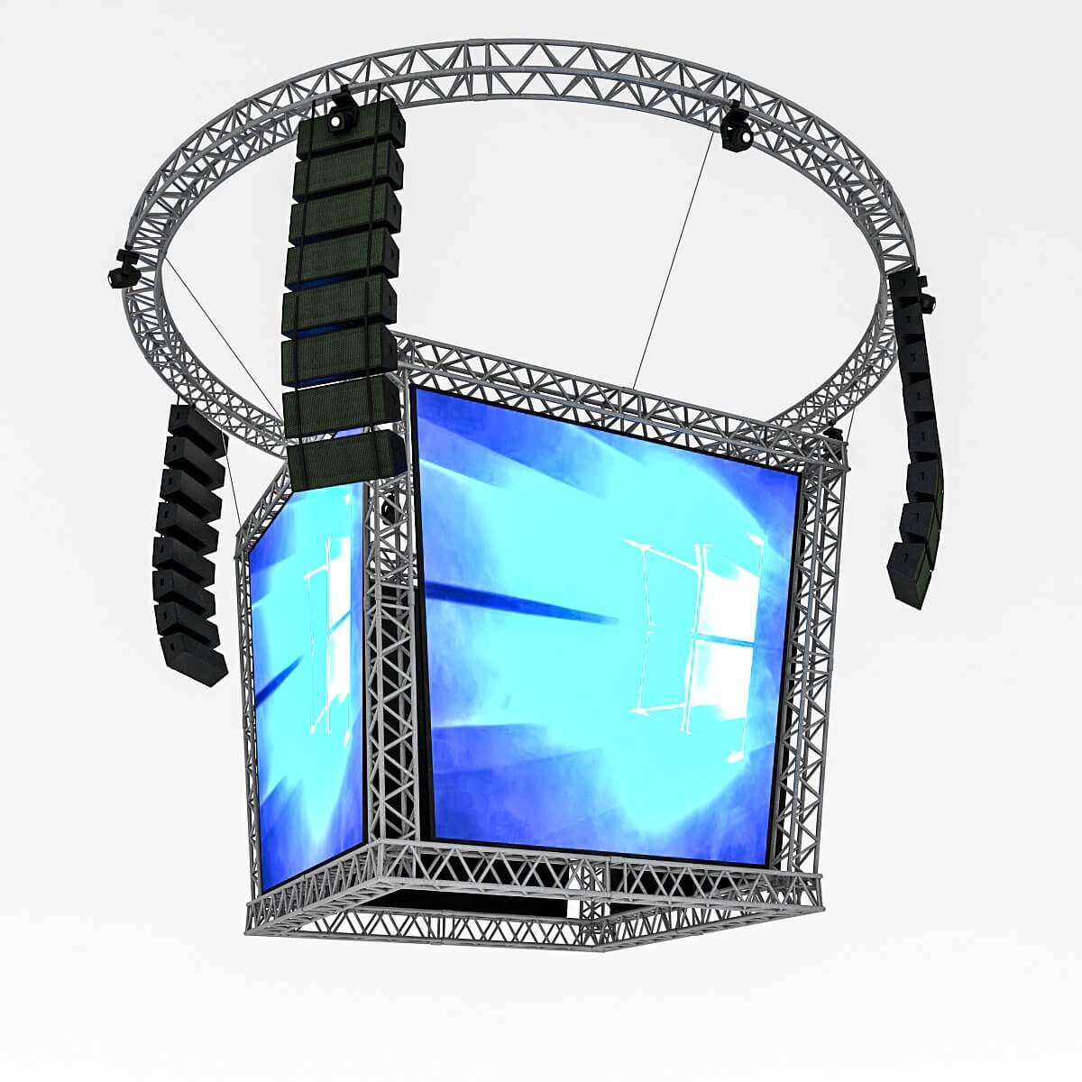 Boxing Scoreboard - 3D Model by nvere