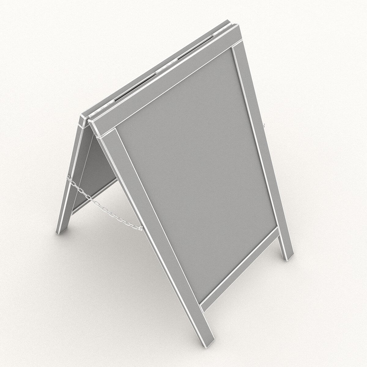 Cafe Sign - 3D Model by nvere