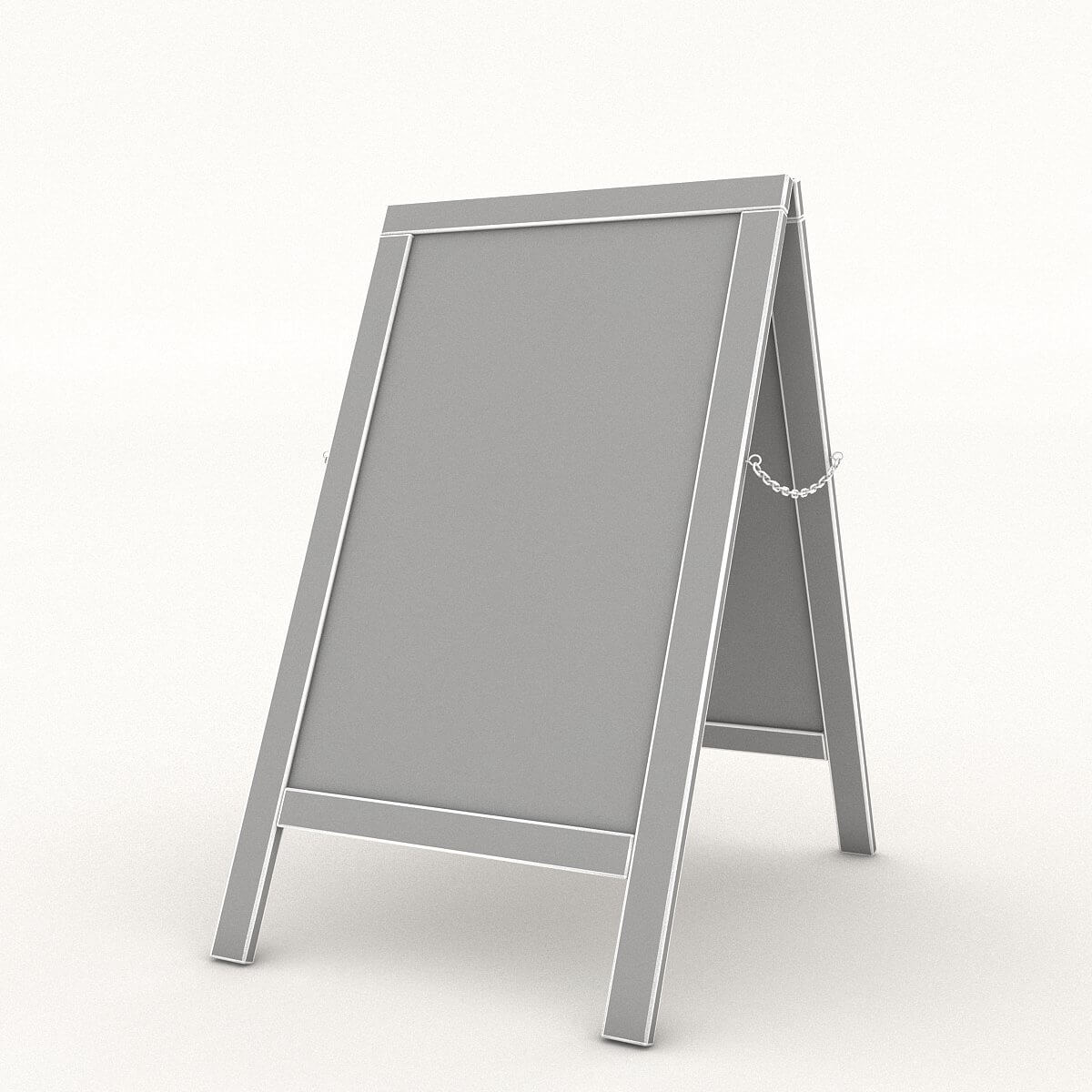 Cafe Sign - 3D Model by nvere