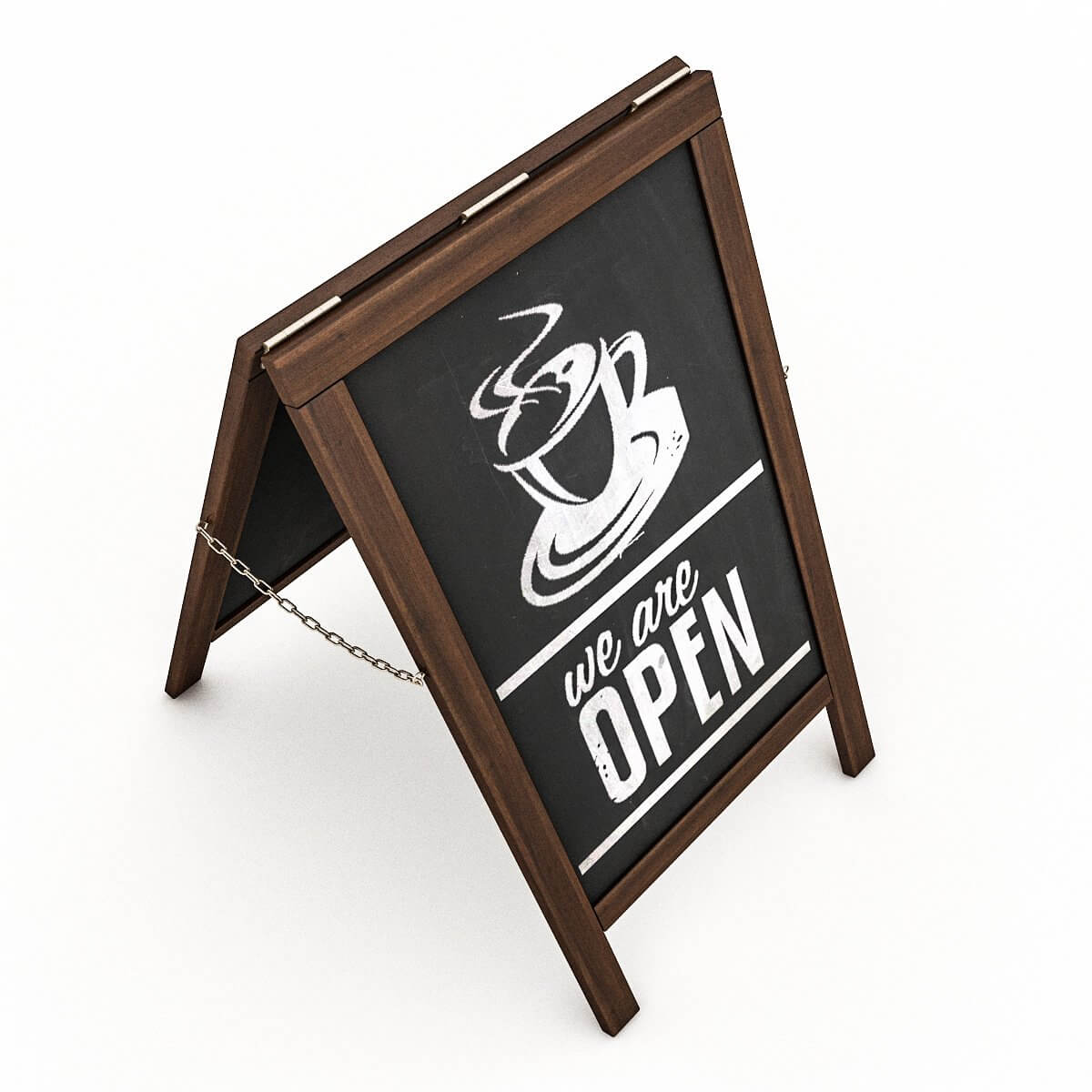 Cafe Sign - 3D Model by nvere