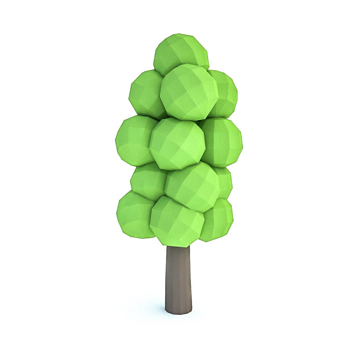 Cartoon Trees - 3D Model by nvere