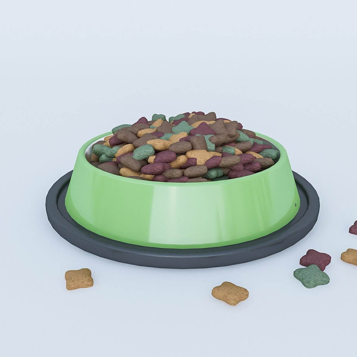 Cat & Dog Food - 3D Model by nvere