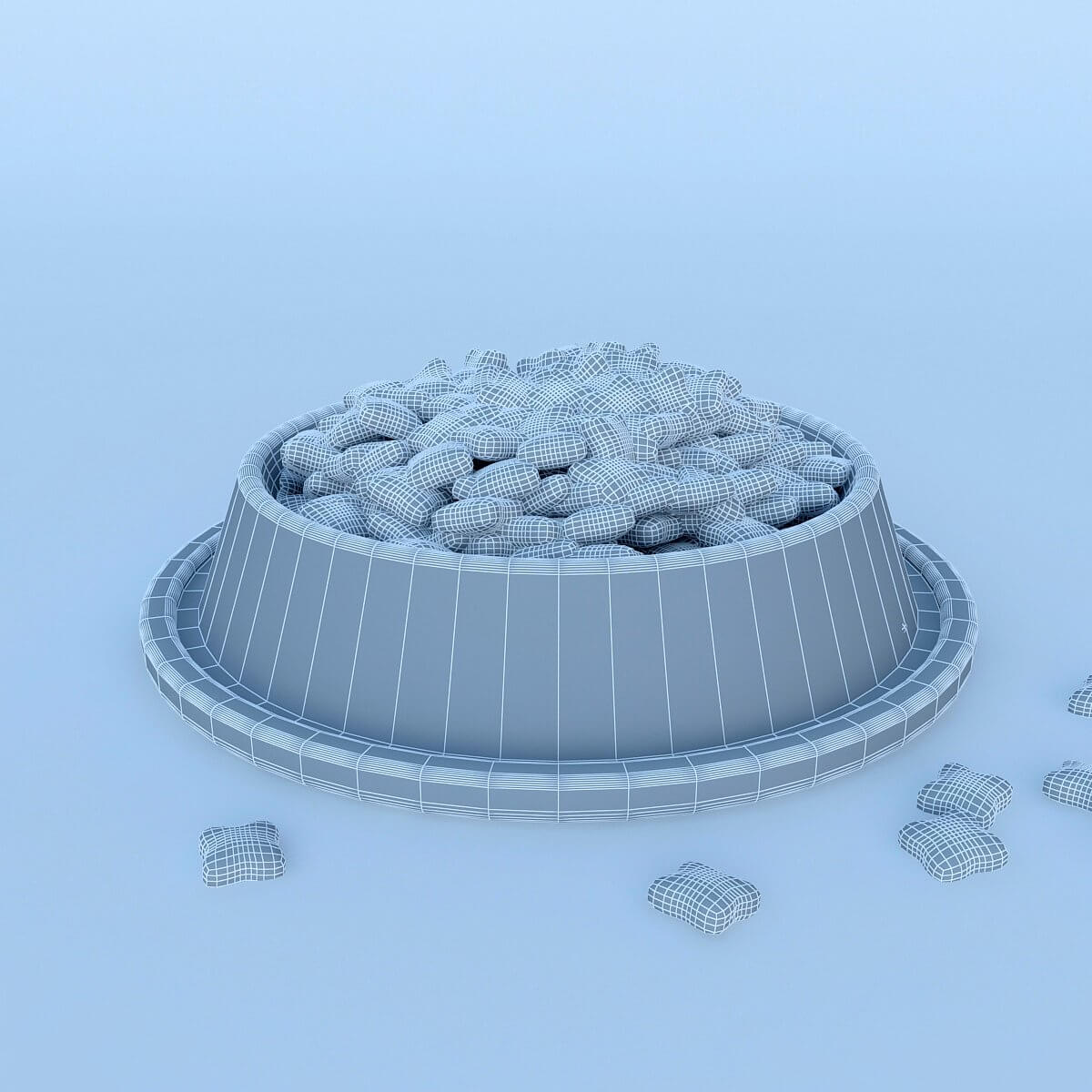 Cat & Dog Food - 3D Model by nvere