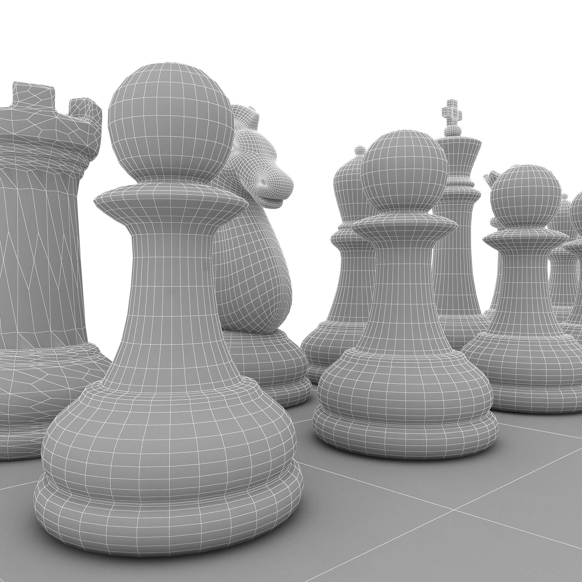 Chess Game - 3D Model by nvere
