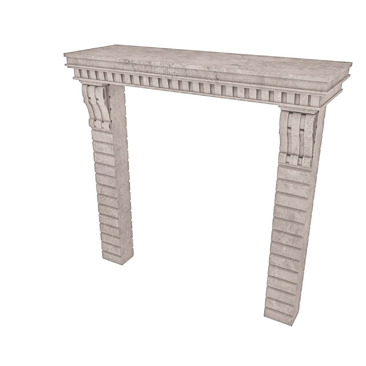 Classic Building Entrance 2 - 3D Model by nvere