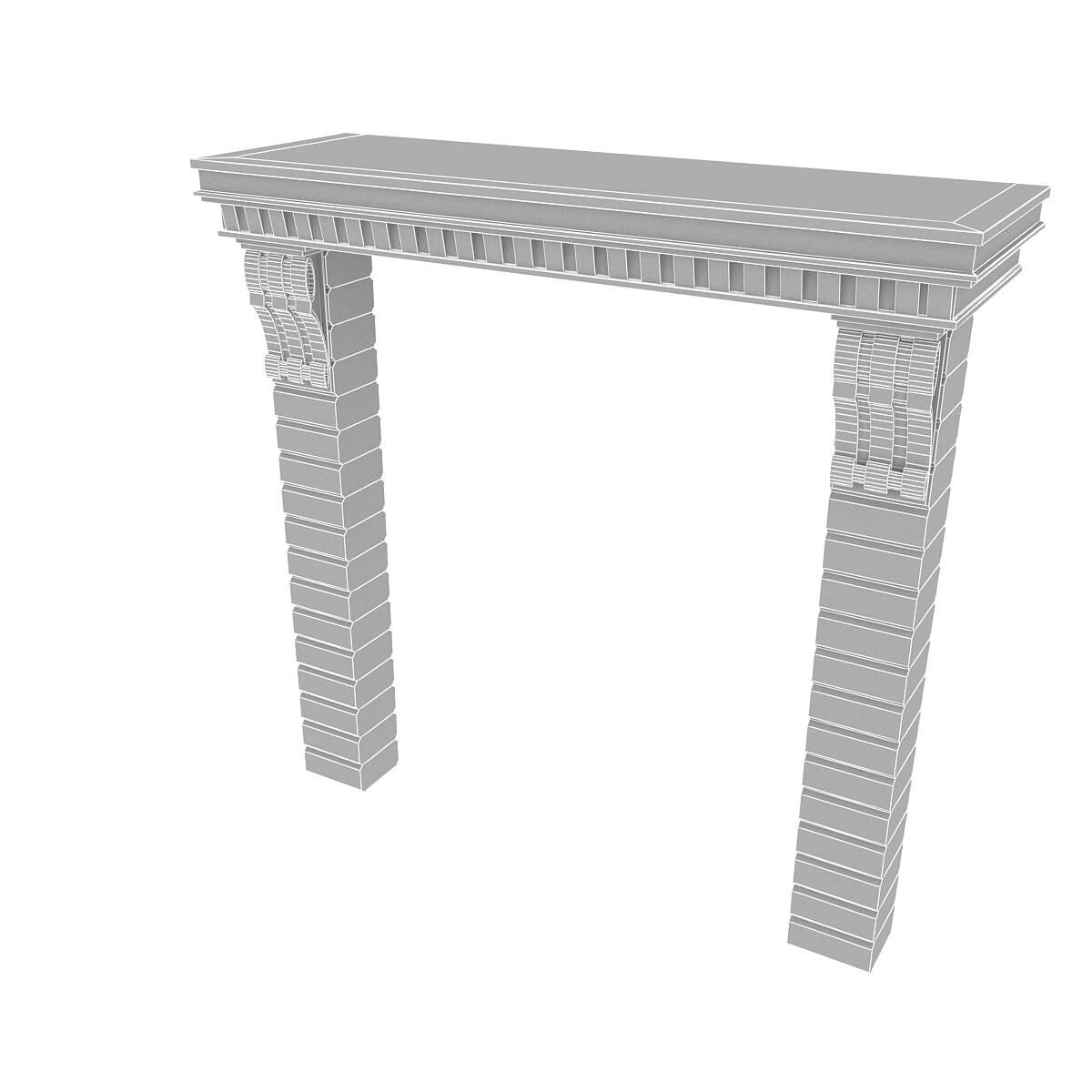 Classic Building Entrance 2 - 3D Model by nvere