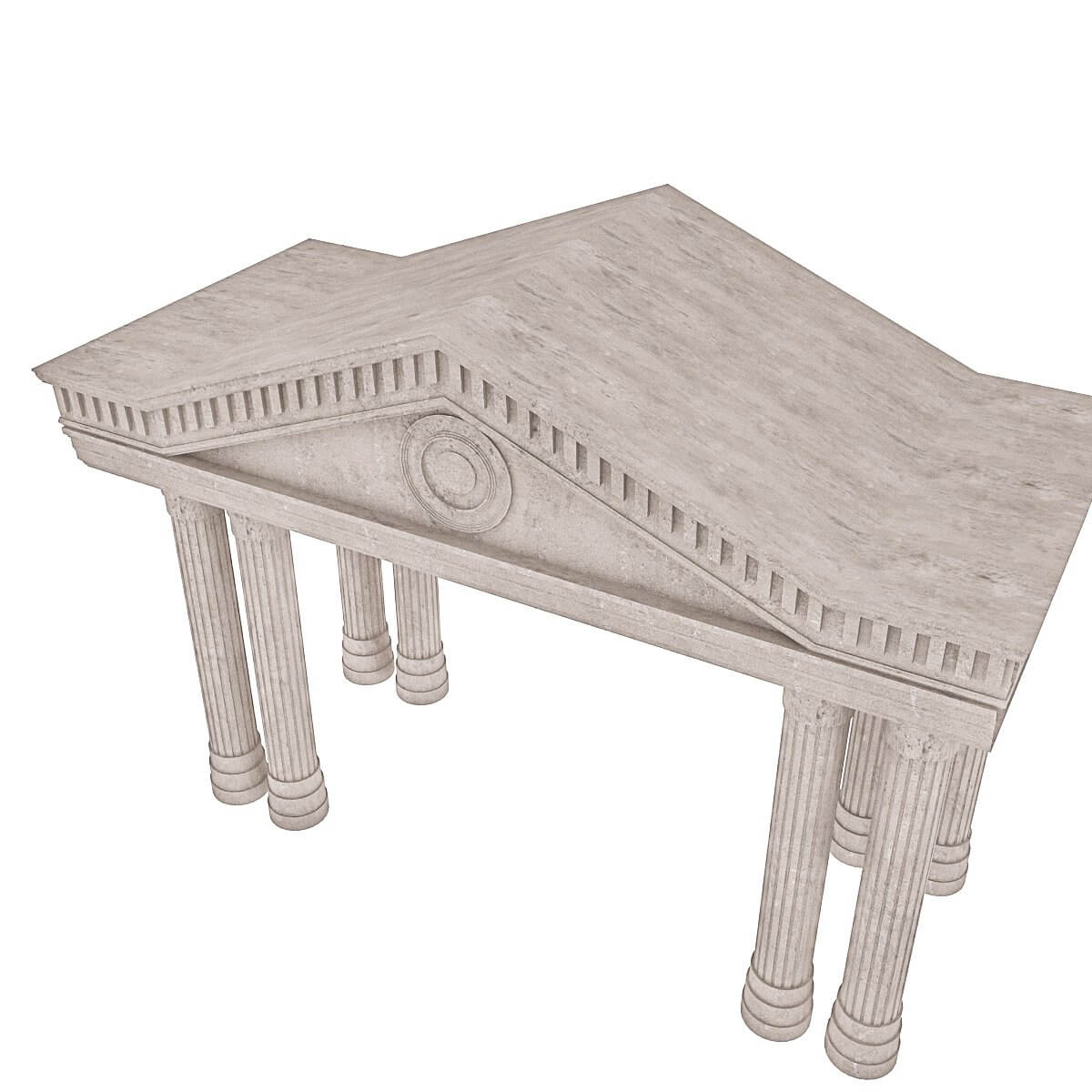 Classic Building Entrance 4 - 3D Model by nvere