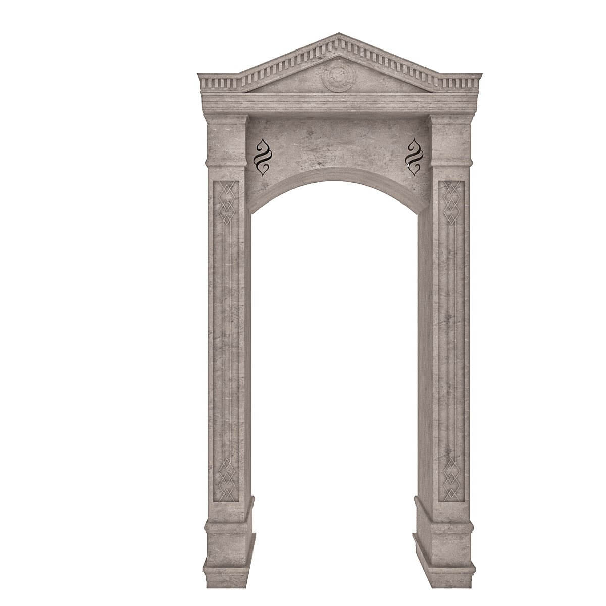 Classic Building Entrance 6 - 3D Model by nvere