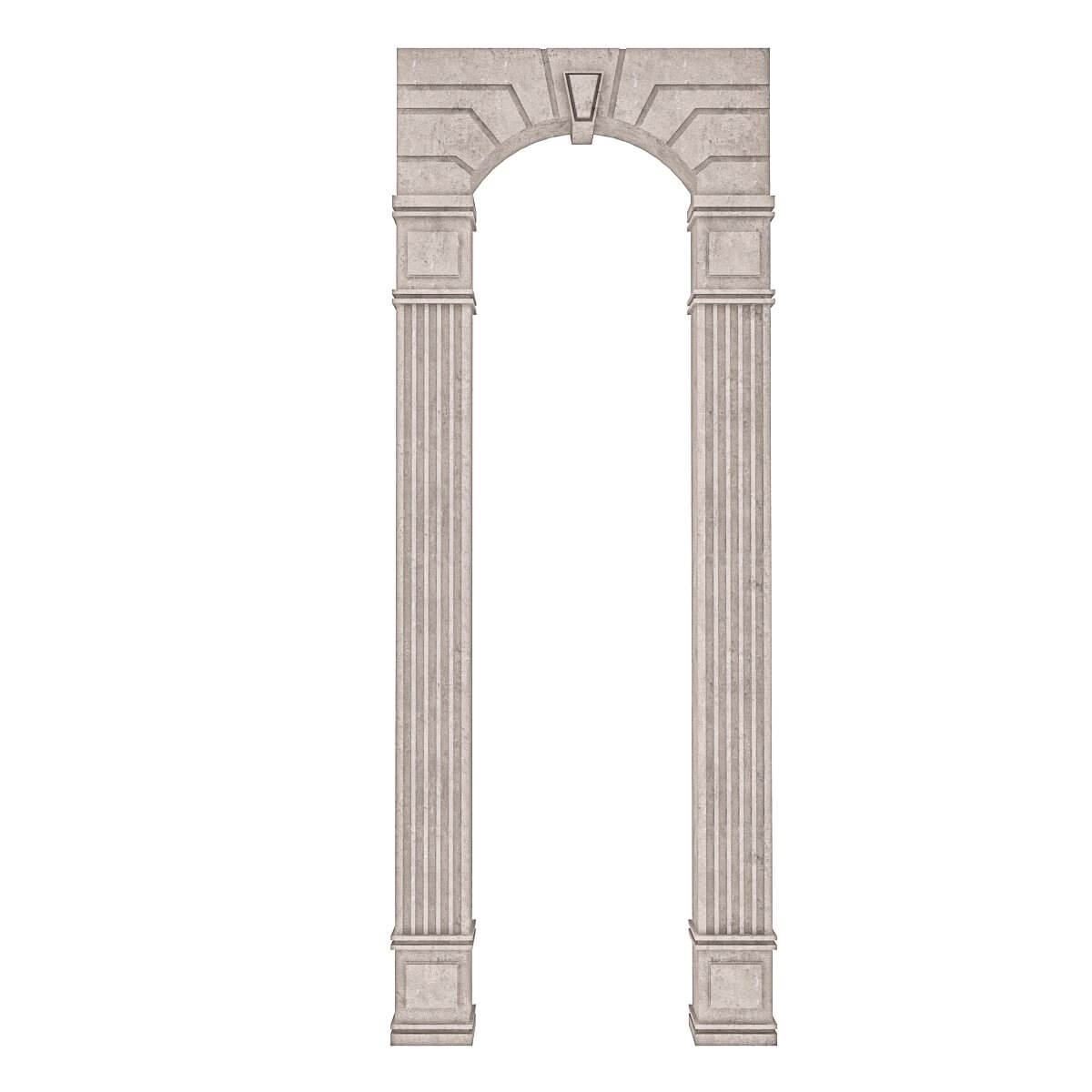 Classic Building Entrance 7 - 3D Model by nvere