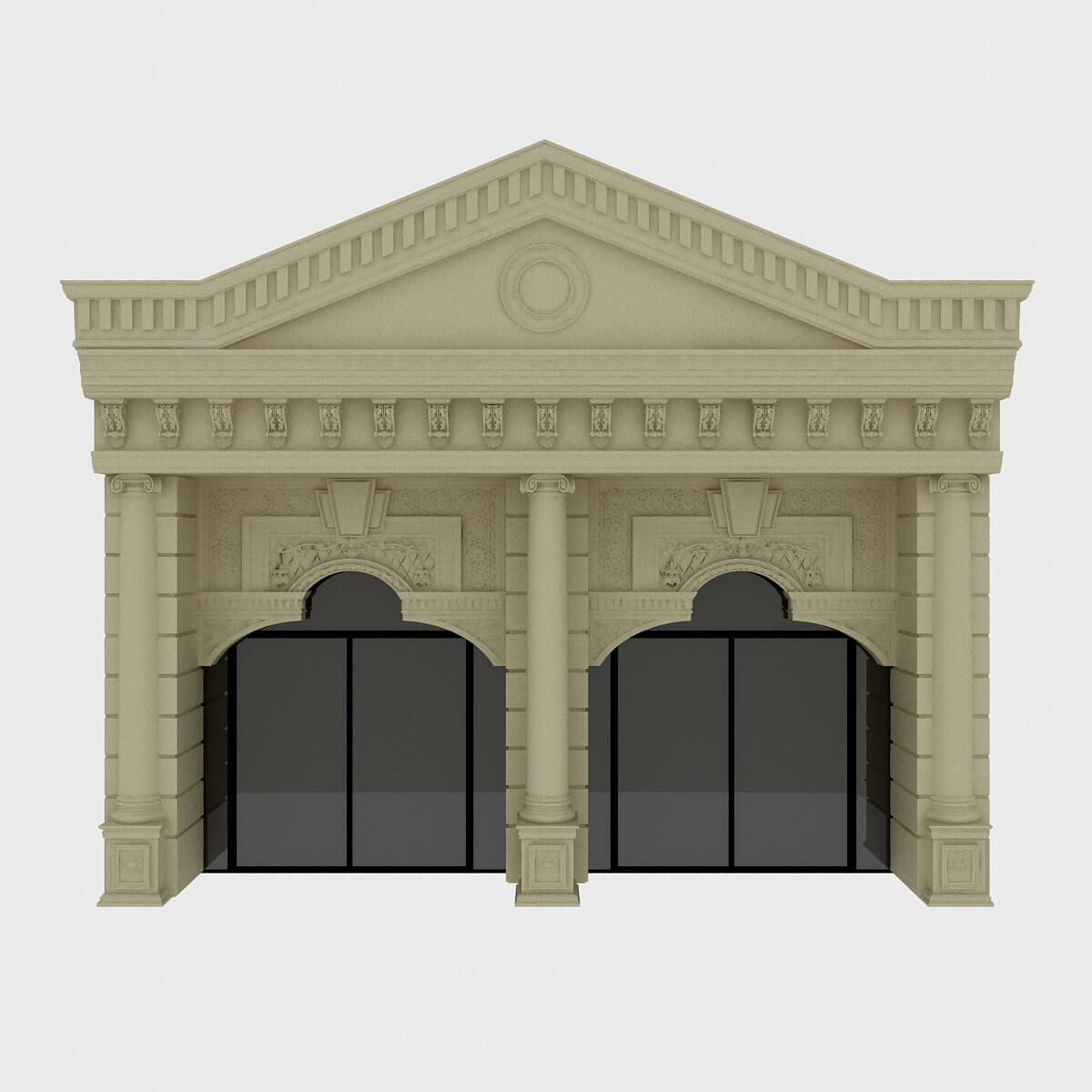 Classic Building - 3D Model by nvere