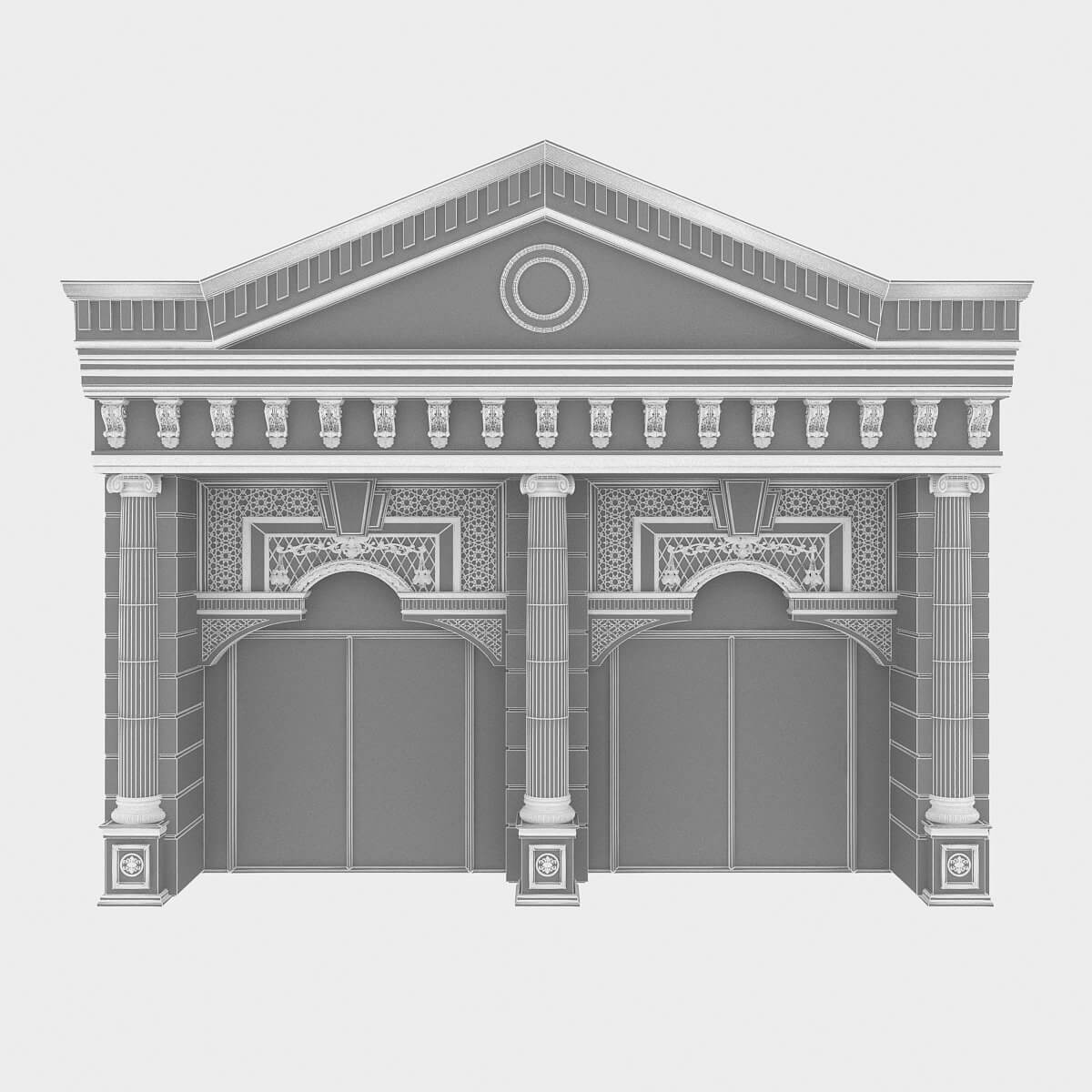 Classic Building - 3D Model by nvere