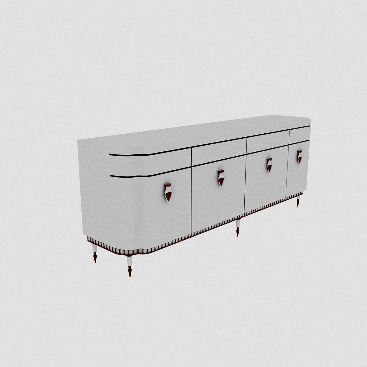 Classic Cabinet 01 - 3D Model by nvere