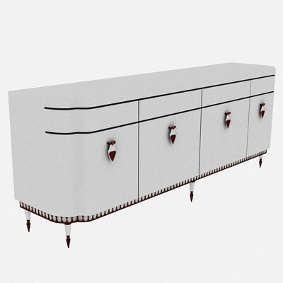 Classic Cabinet 01 - 3D Model by nvere