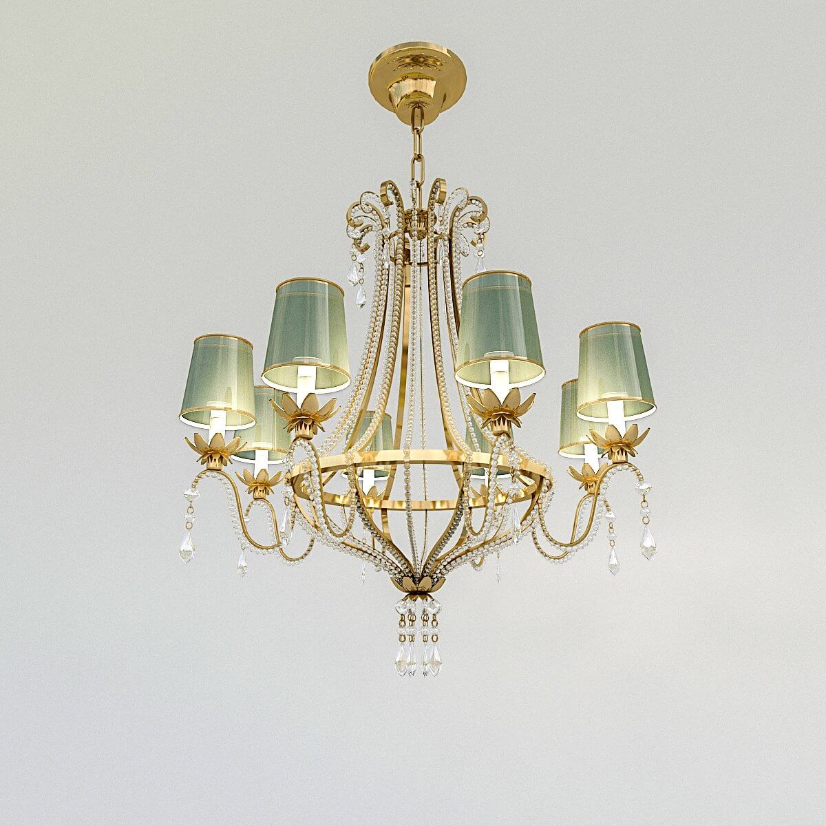 Classic Chandelier - 3D Model by nvere