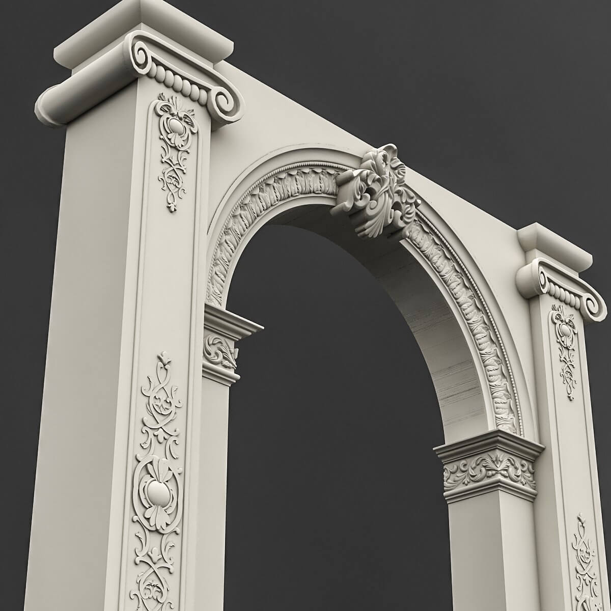 Classic Patterned Door 04 - 3D Model by nvere