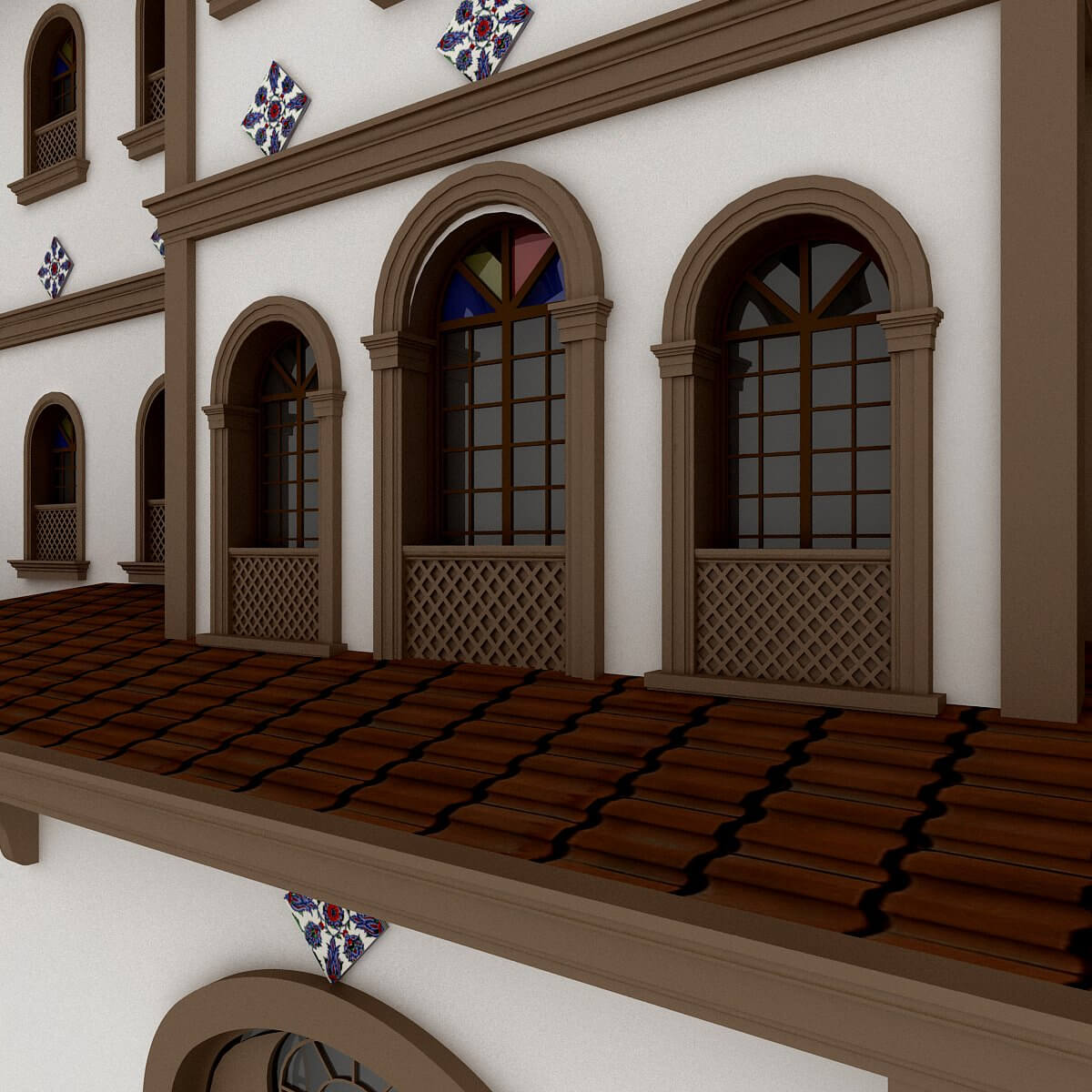 Classic Wood Hotel - 3D Model by nvere