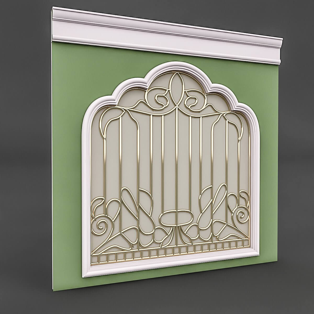 Classical Window and Door - 3D Model by nvere