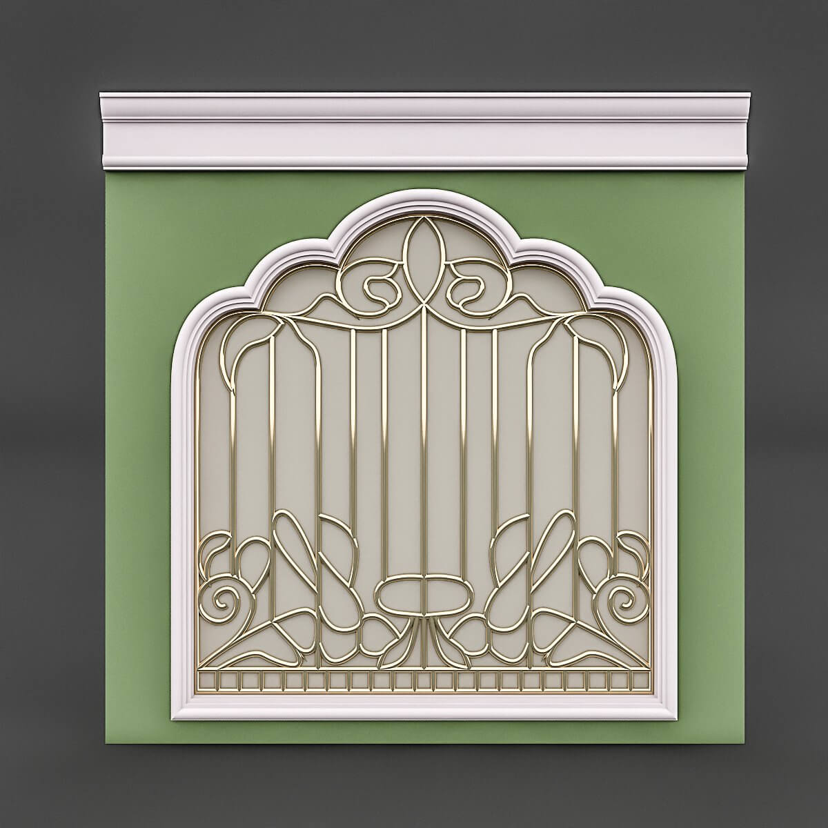 Classical Window and Door - 3D Model by nvere