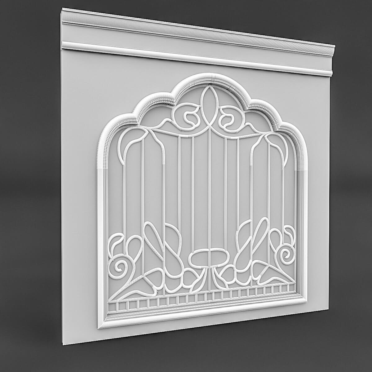 Classical Window and Door - 3D Model by nvere