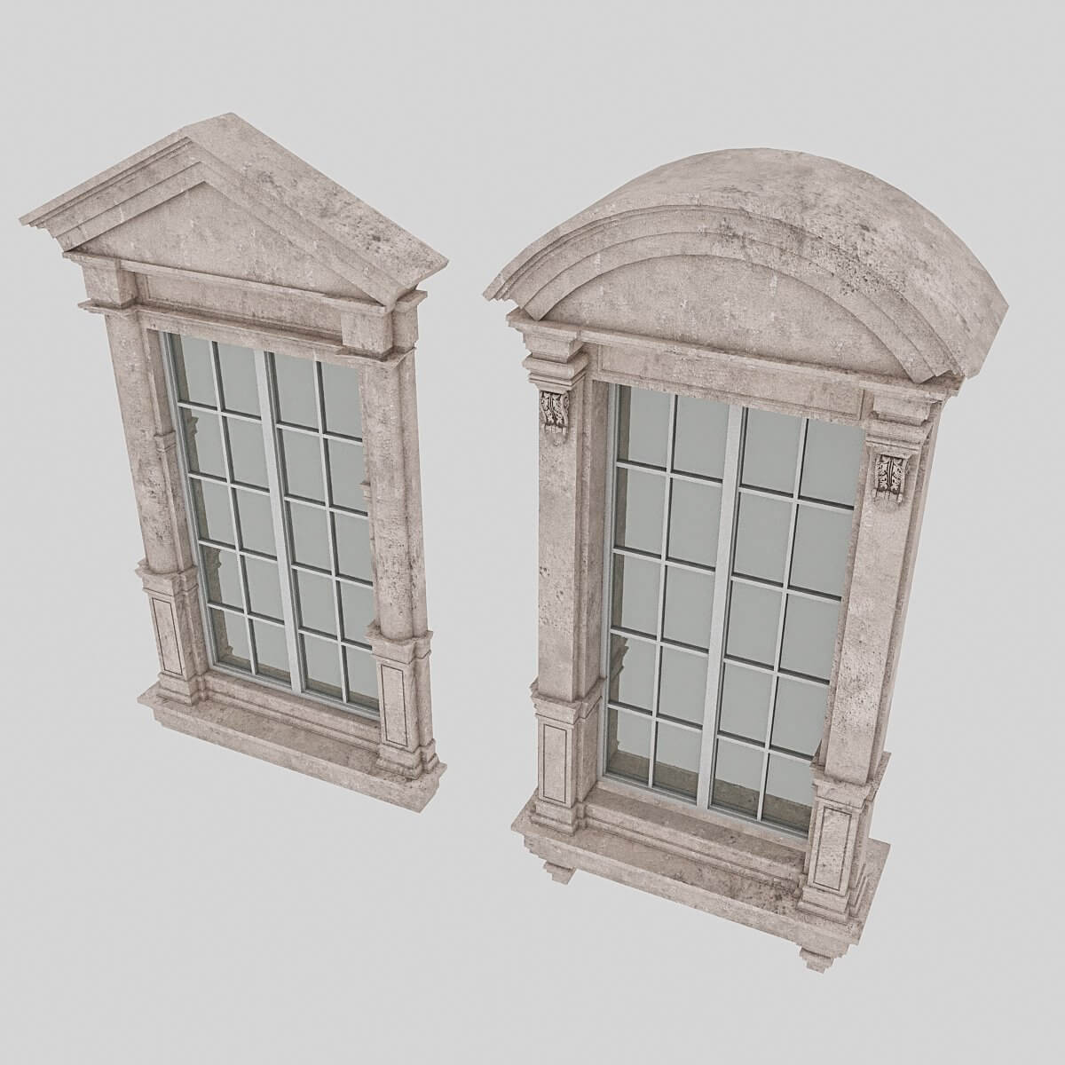 Classical Windows 2 - 3D Model by nvere