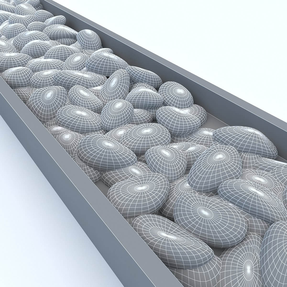 Decorative Pebbles - 3D Model by nvere