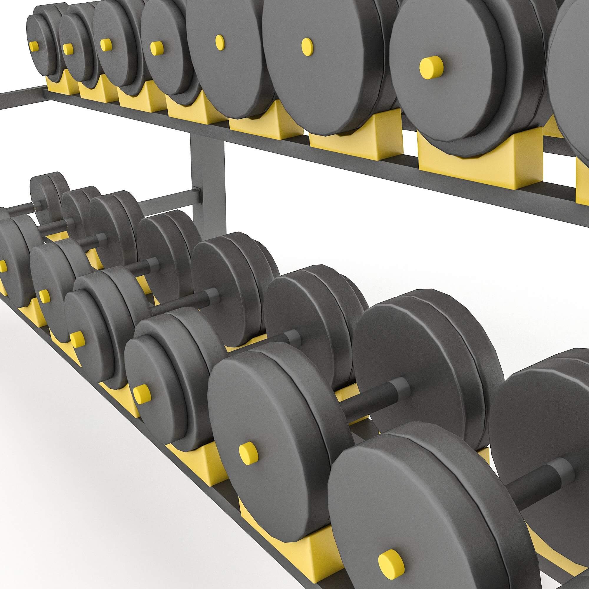 Dumbbells - 3D Model by nvere