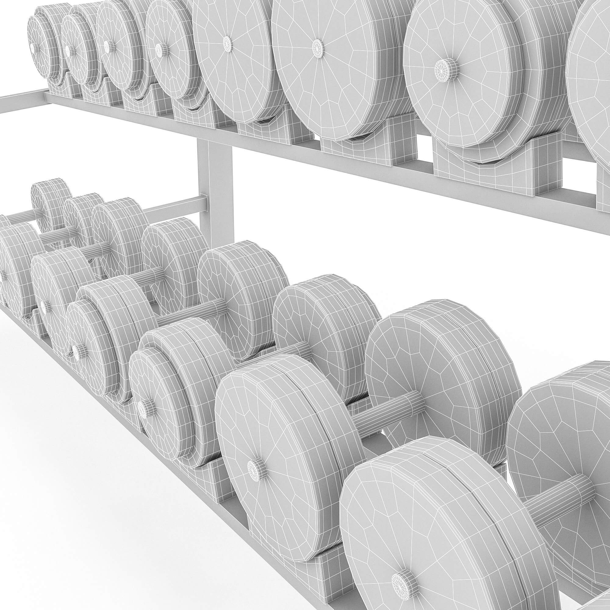 Dumbbells - 3D Model by nvere