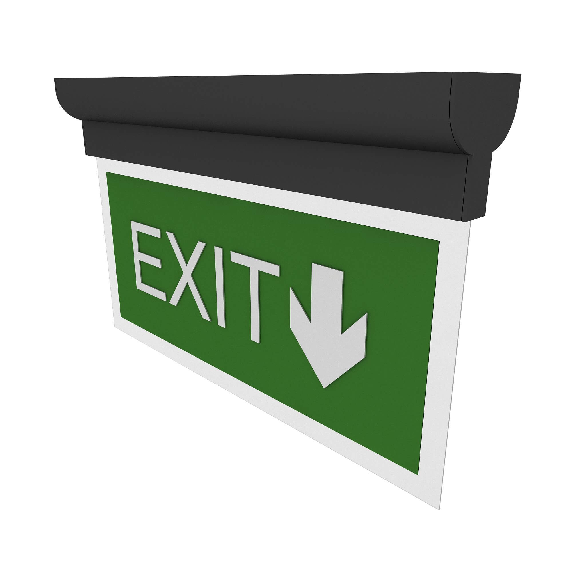 Exit Sign - 3D Model by nvere