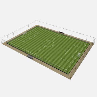 Football Field Pack - 3D Model by nvere