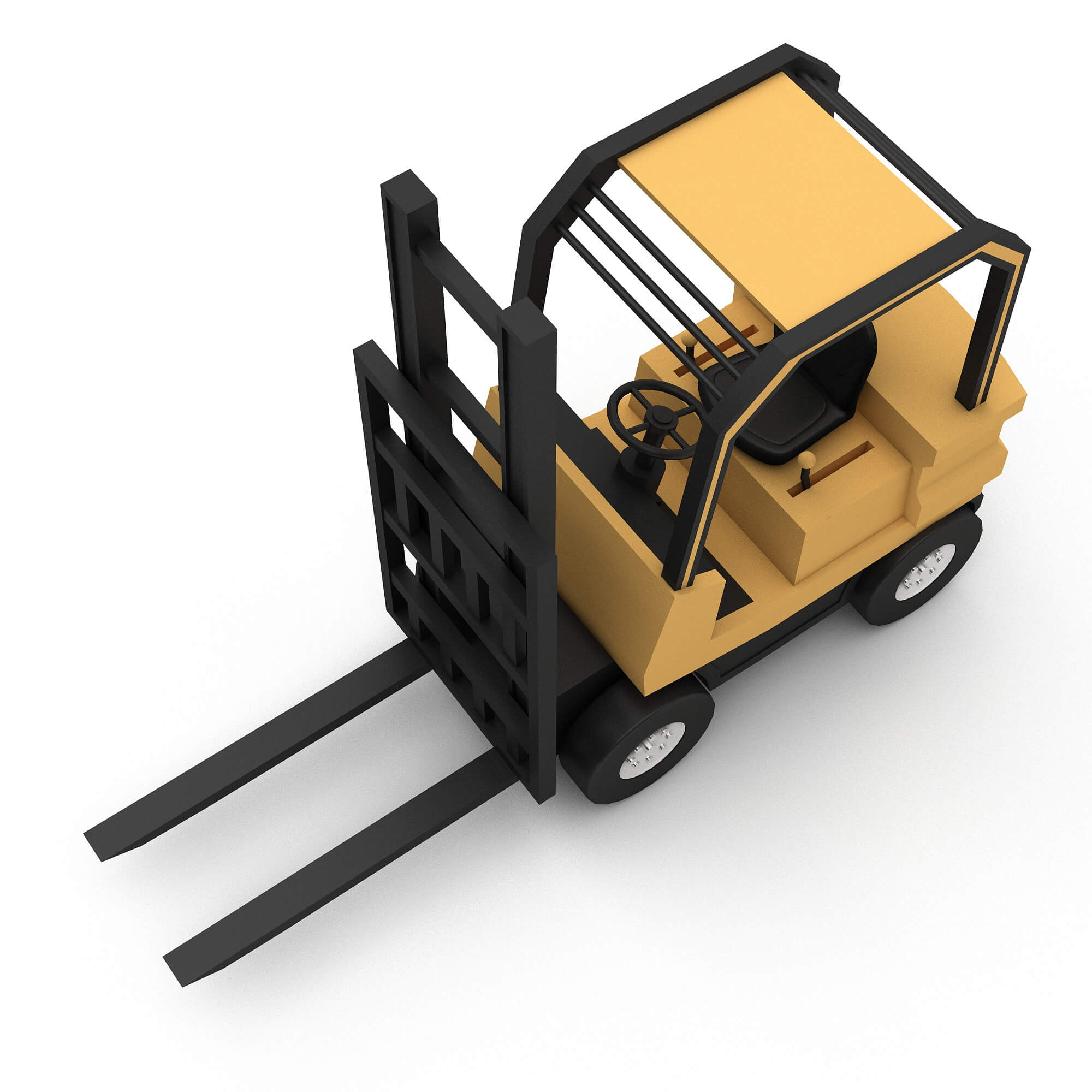 Forklift - 3D Model by nvere