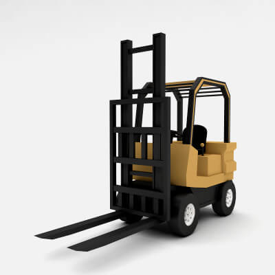 Forklift - 3D Model by nvere