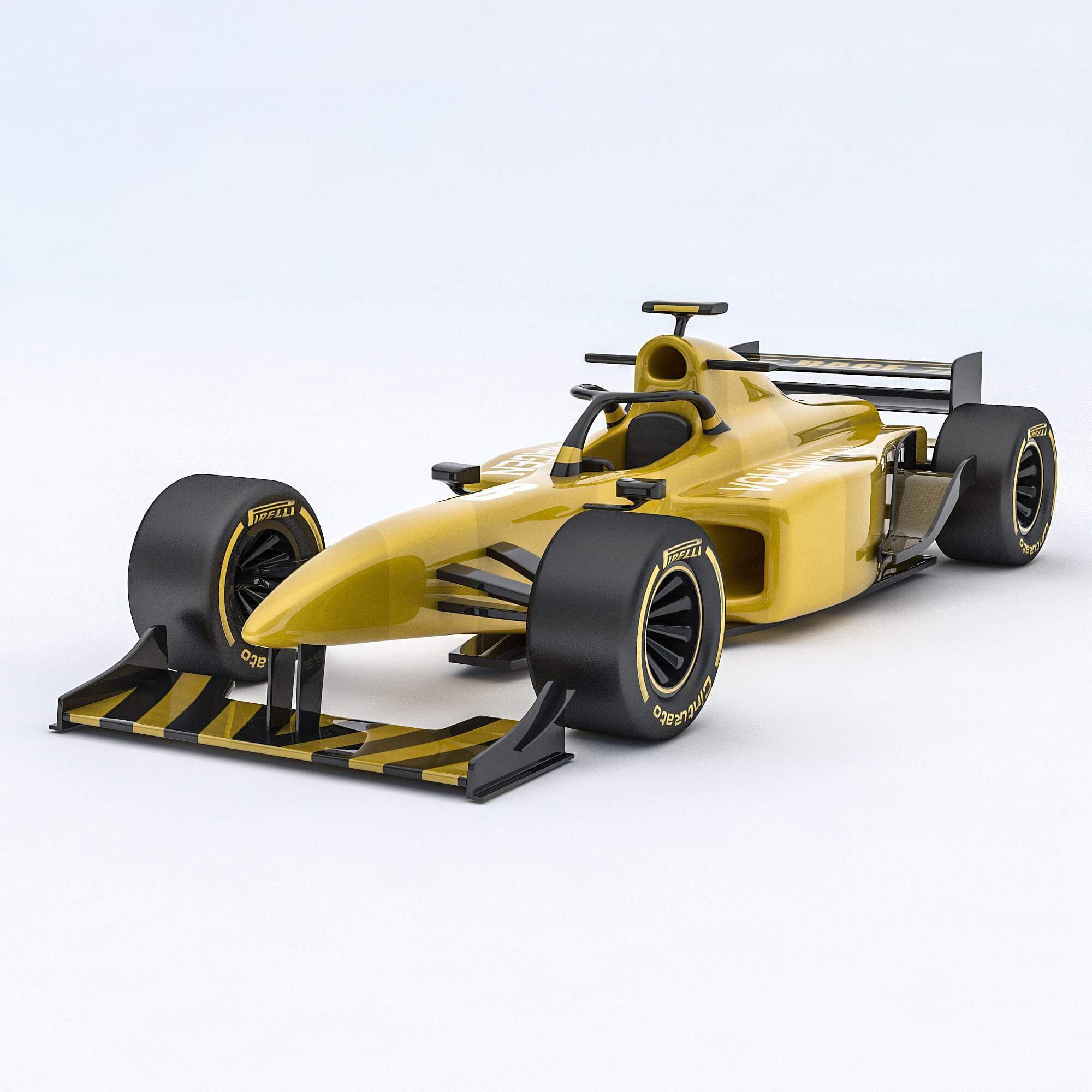 Formula 1 Car 06 - 3D Model by nvere