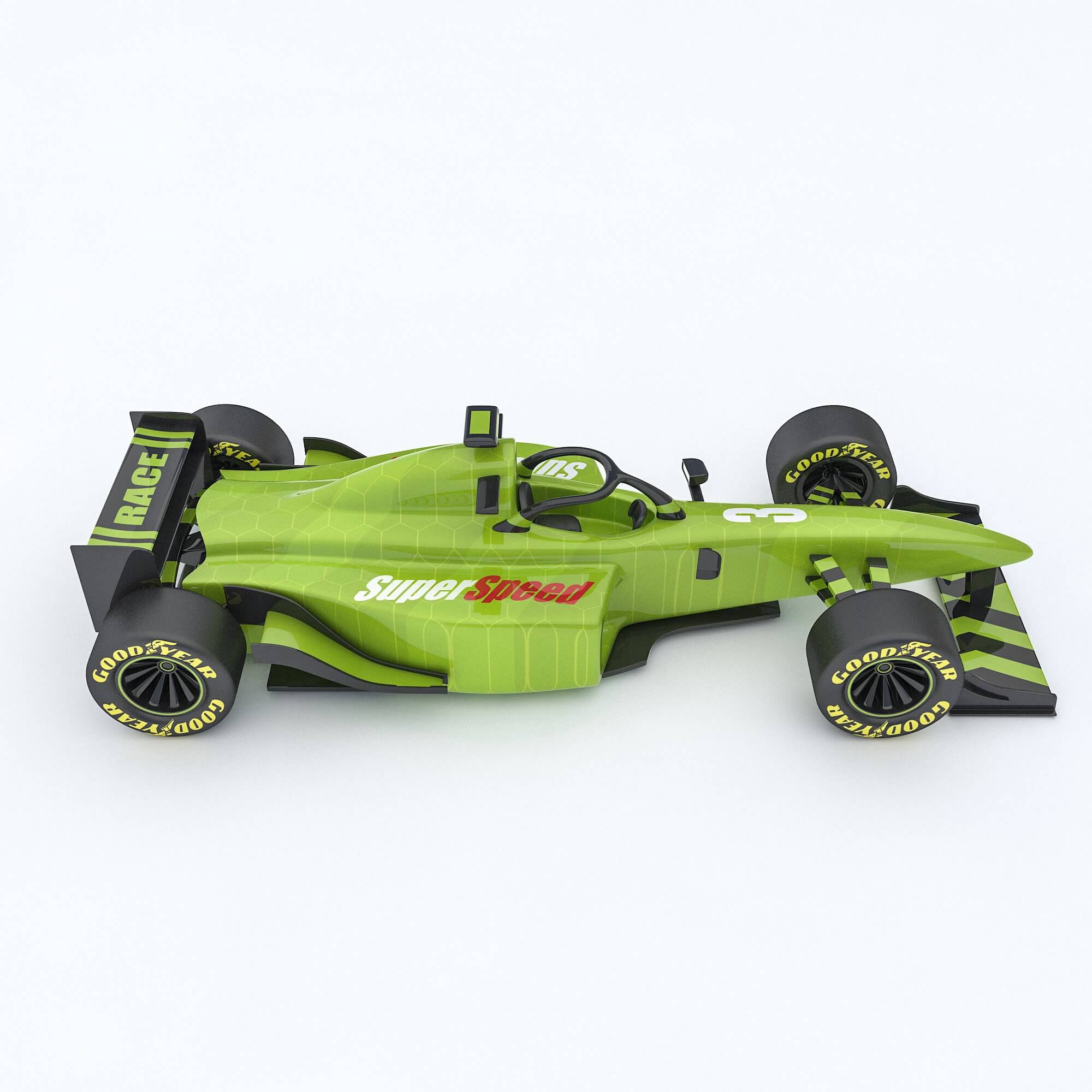 Formula 1 Car 08 - 3D Model by nvere