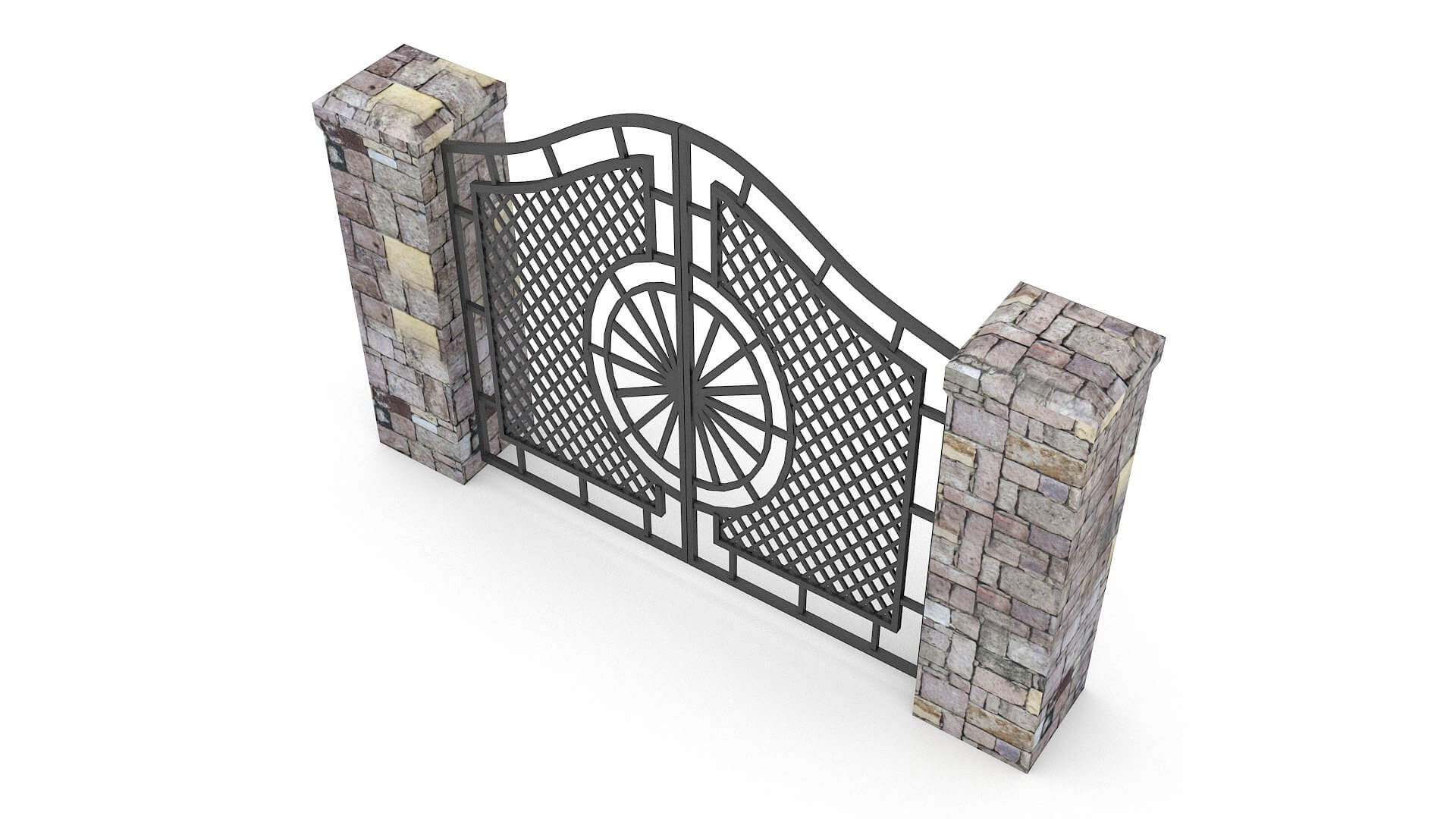Garden Gate - 3D Model by nvere