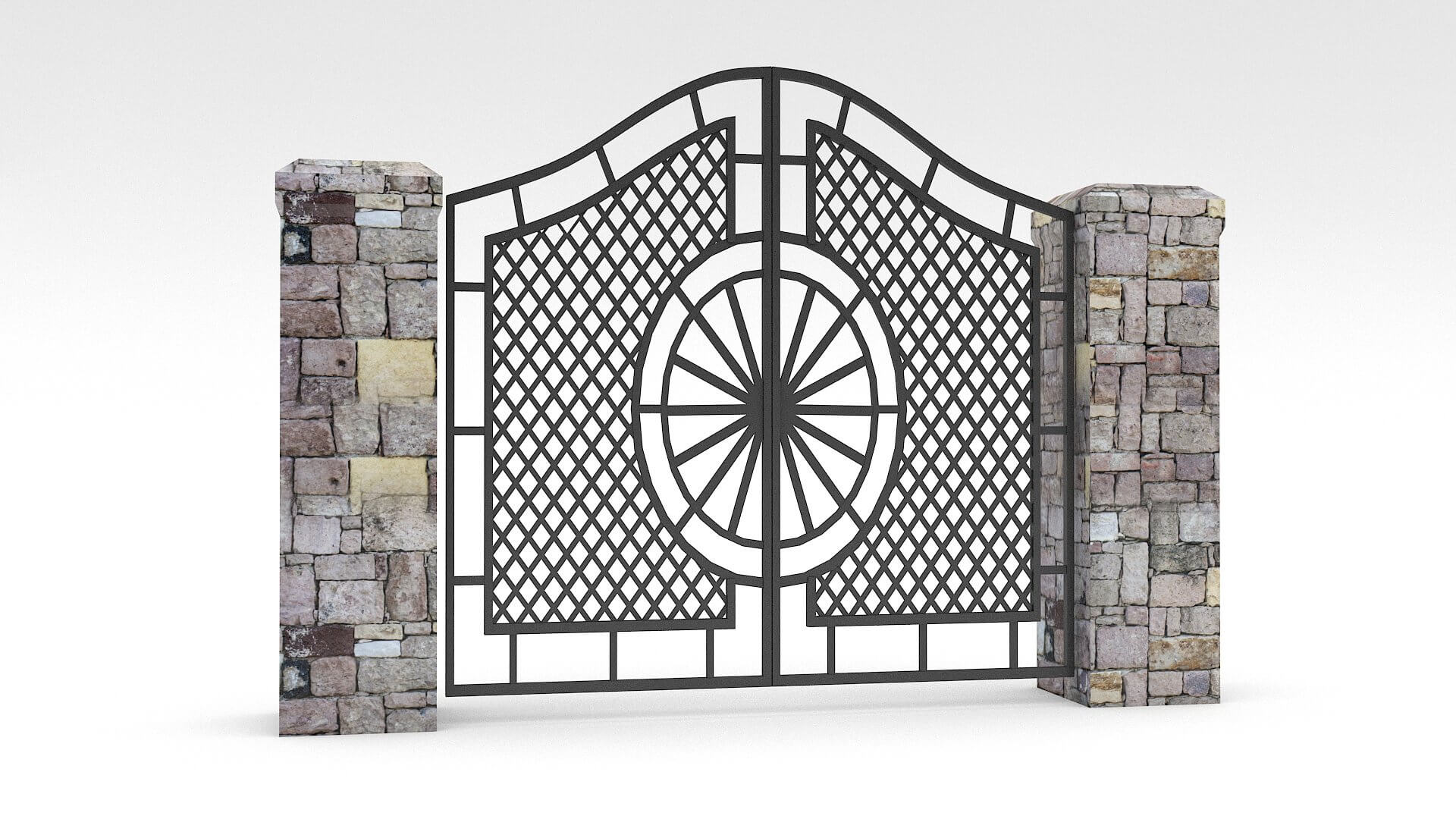 Garden Gate - 3D Model by nvere