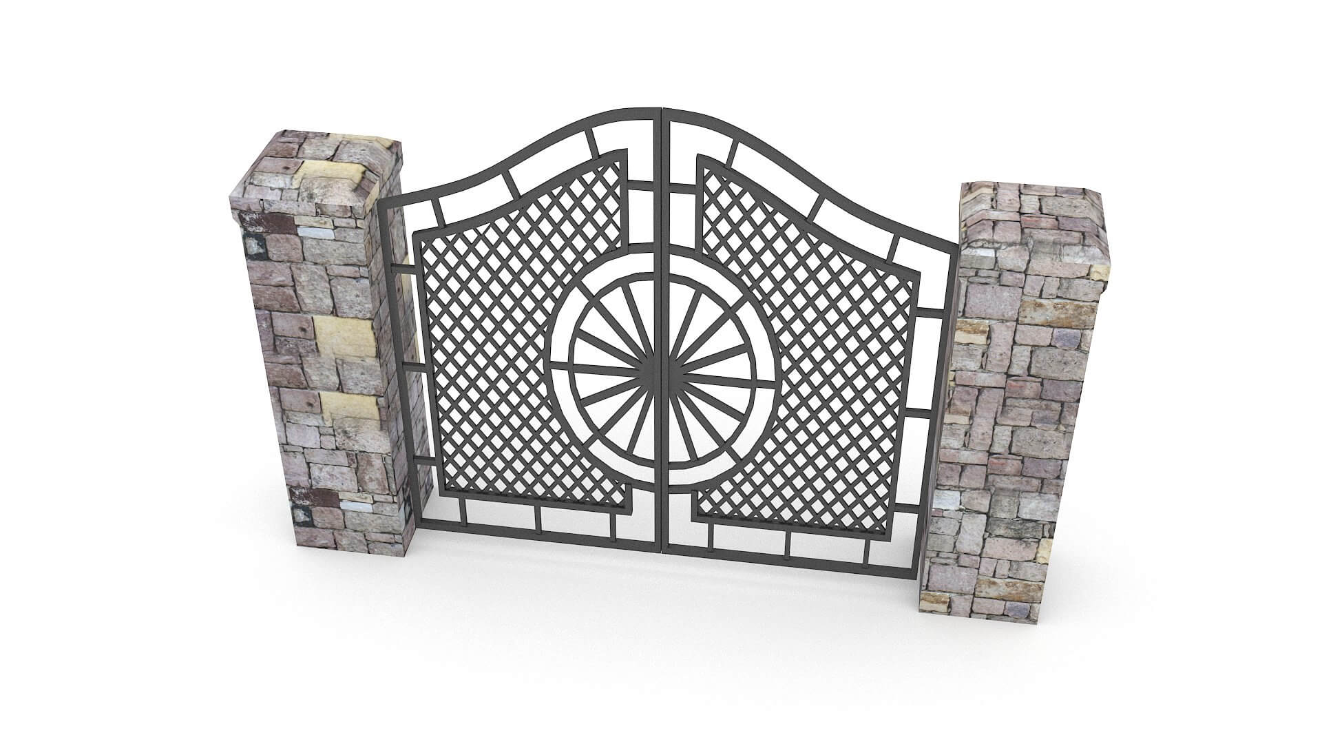 Garden Gate - 3D Model by nvere