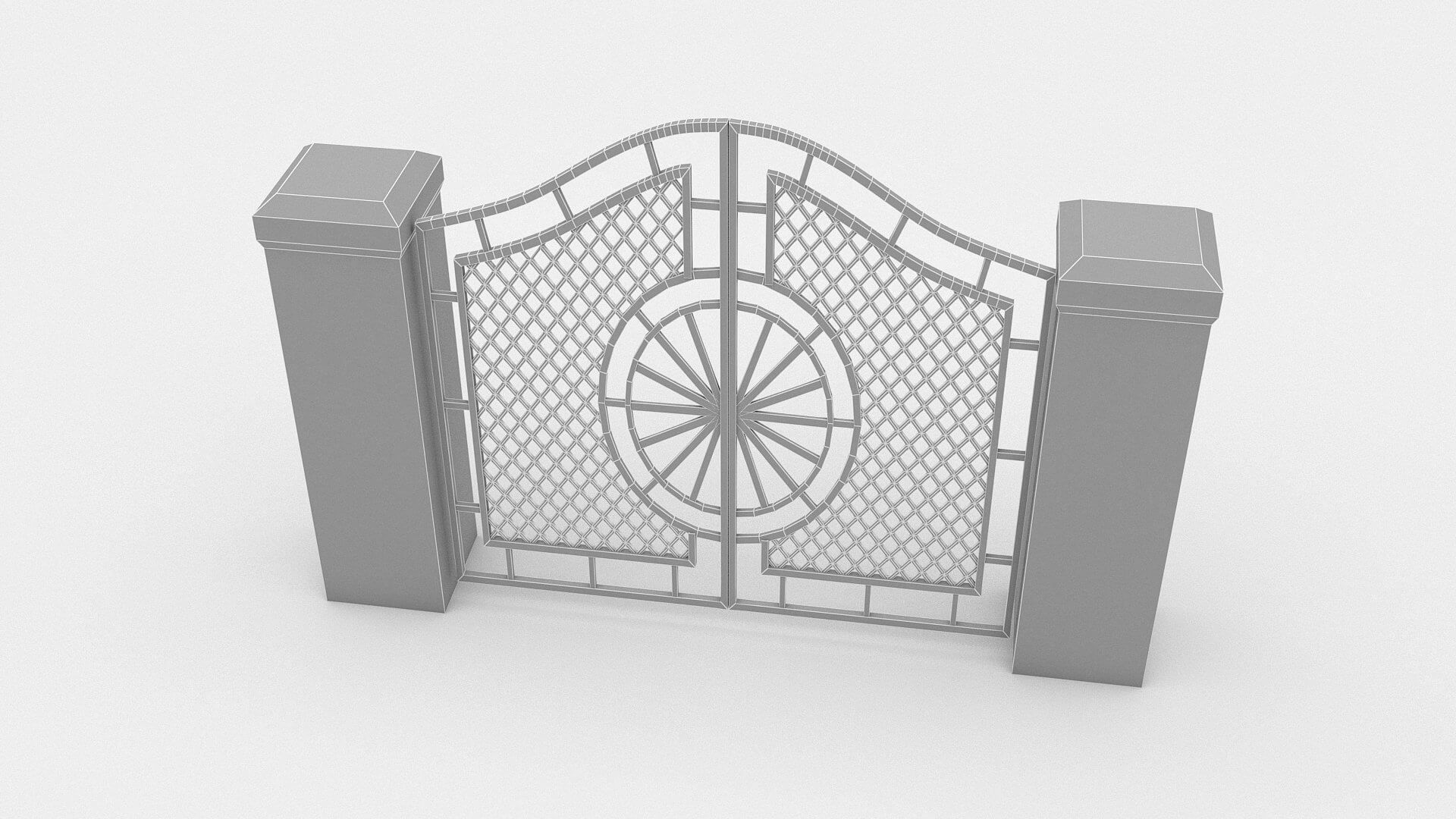 Garden Gate - 3D Model by nvere