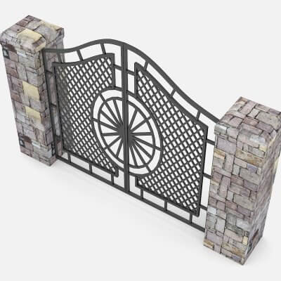Garden Gate - 3D Model by nvere