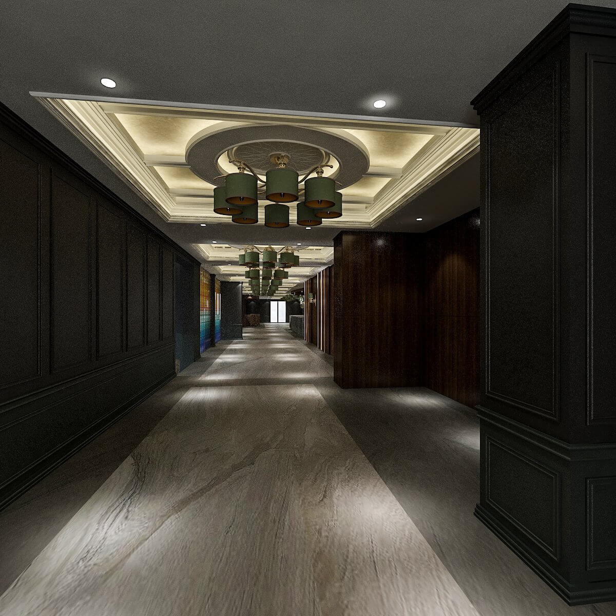 Hotel Lobby - 3D Model by nvere