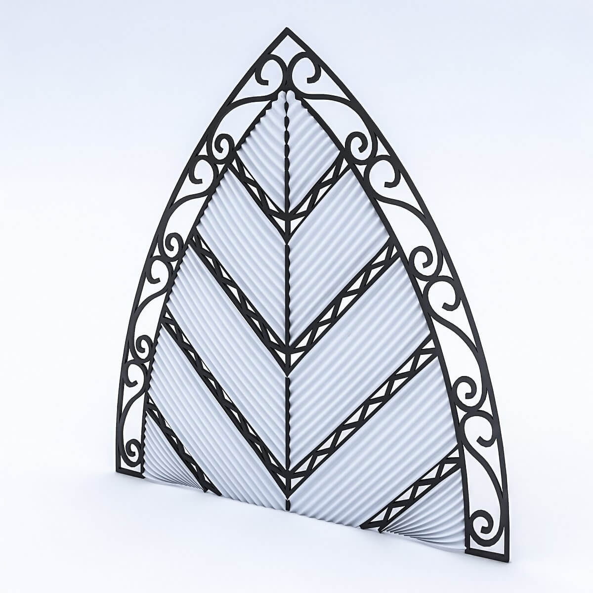 Leaf Wall Panel - 3D Model by nvere