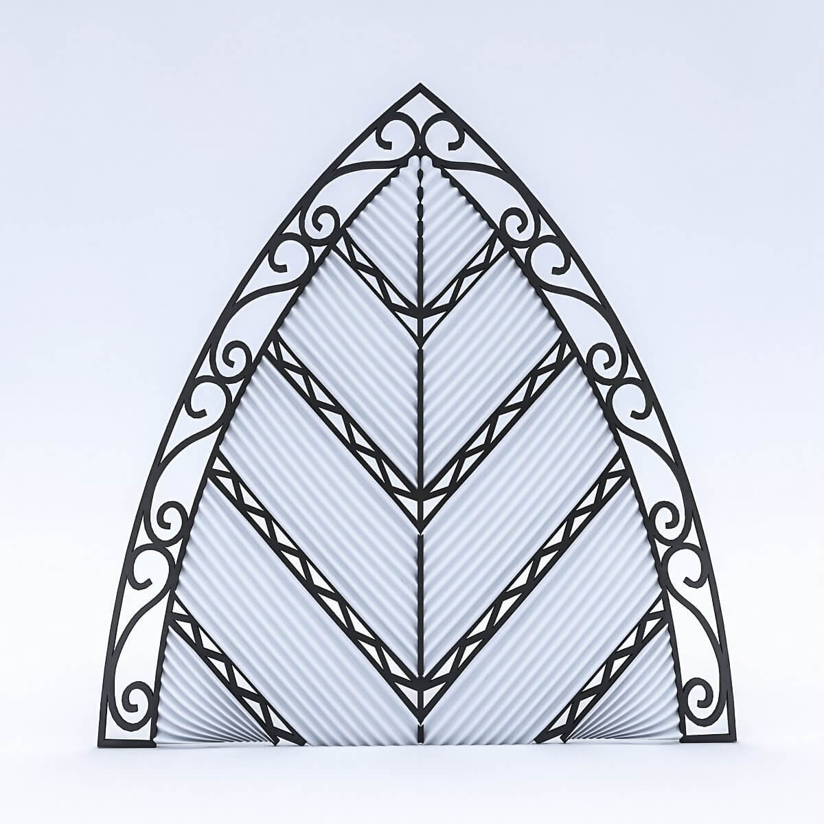 Leaf Wall Panel - 3D Model by nvere