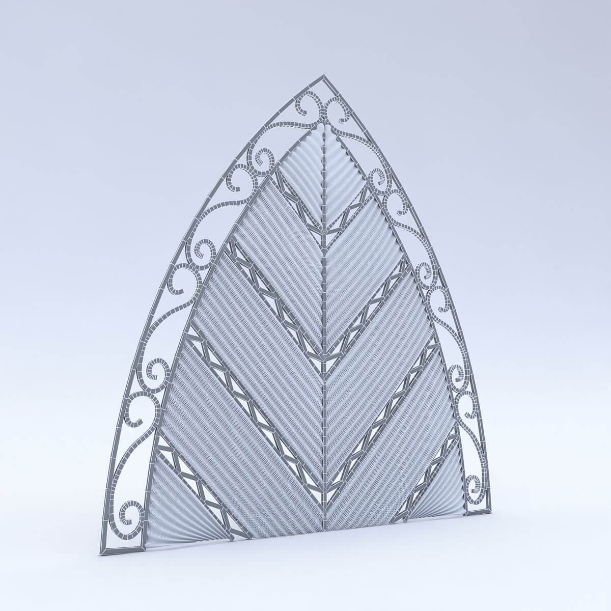 Leaf Wall Panel - 3D Model by nvere