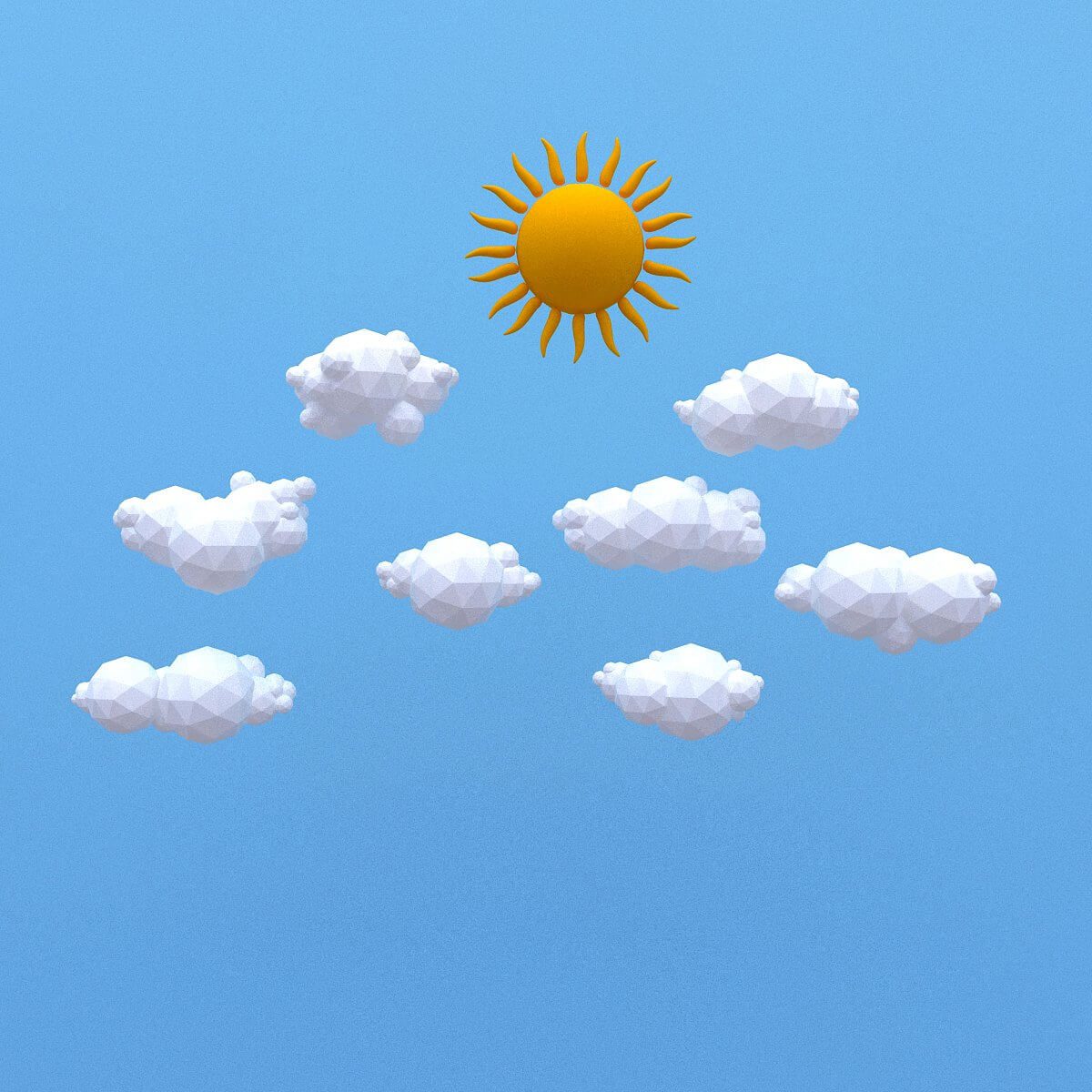 Clouds Pack - 3D Model by nvere