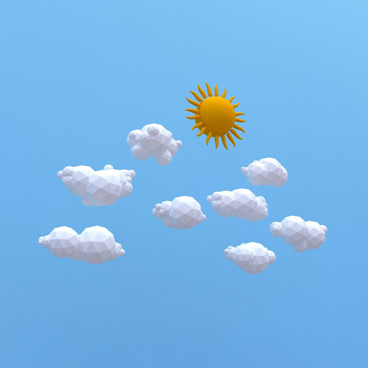Clouds Pack - 3D Model by nvere