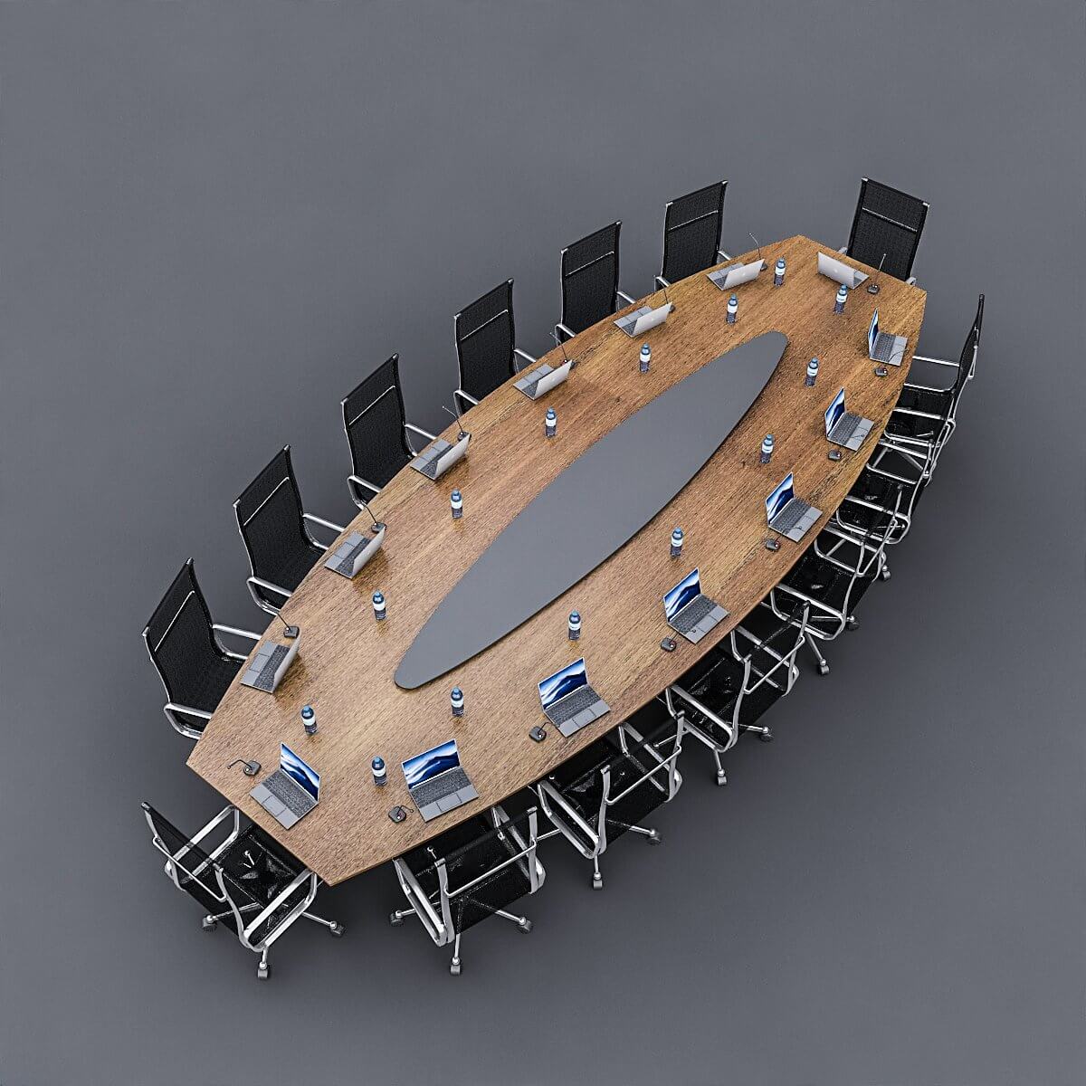 Meeting Table 01 - 3D Model by nvere