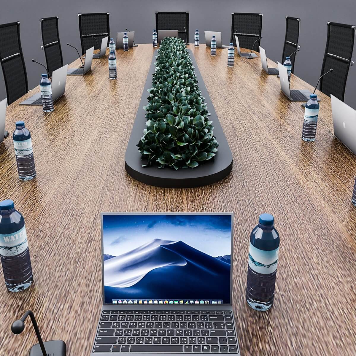 Meeting Table 02 - 3D Model by nvere