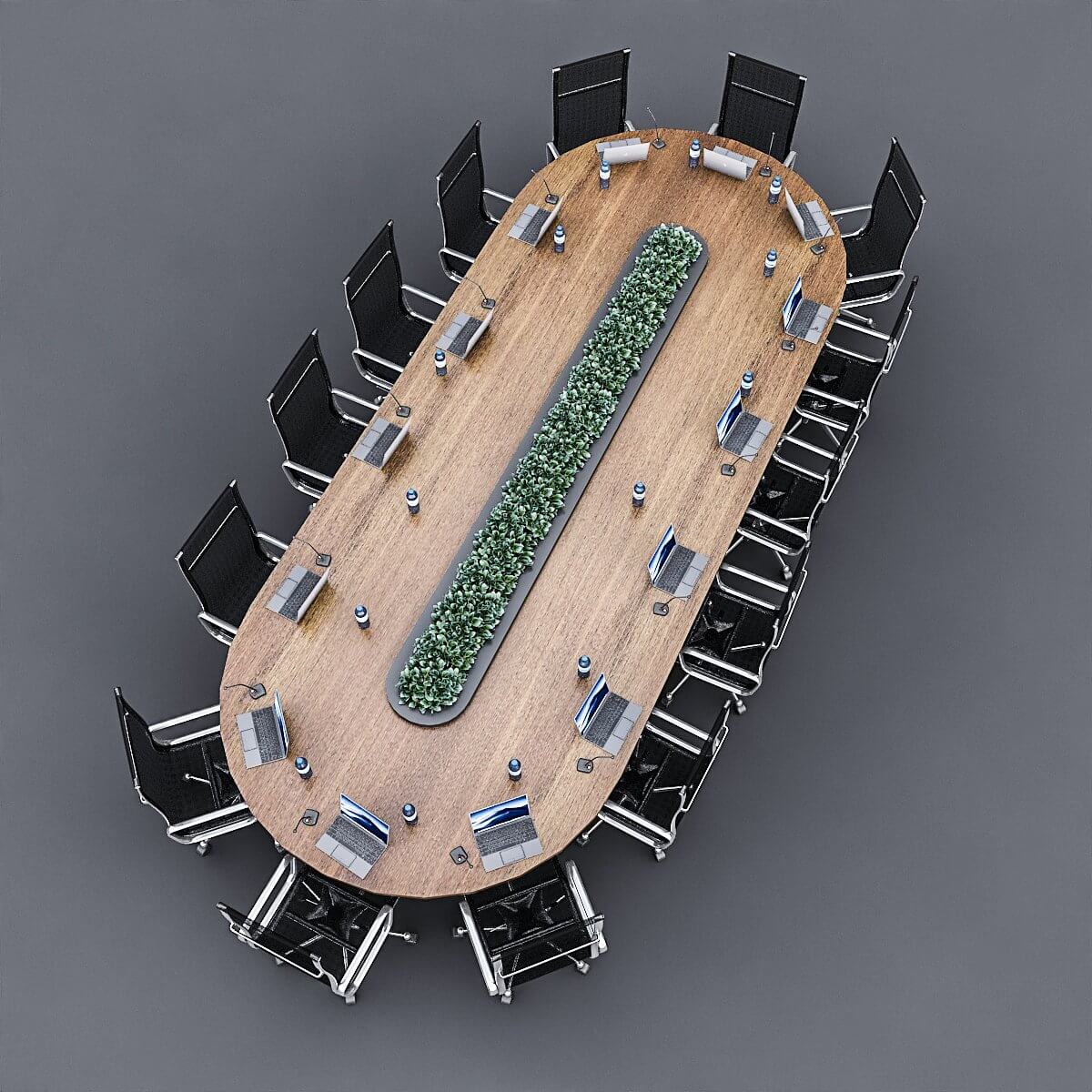 Meeting Table 02 - 3D Model by nvere